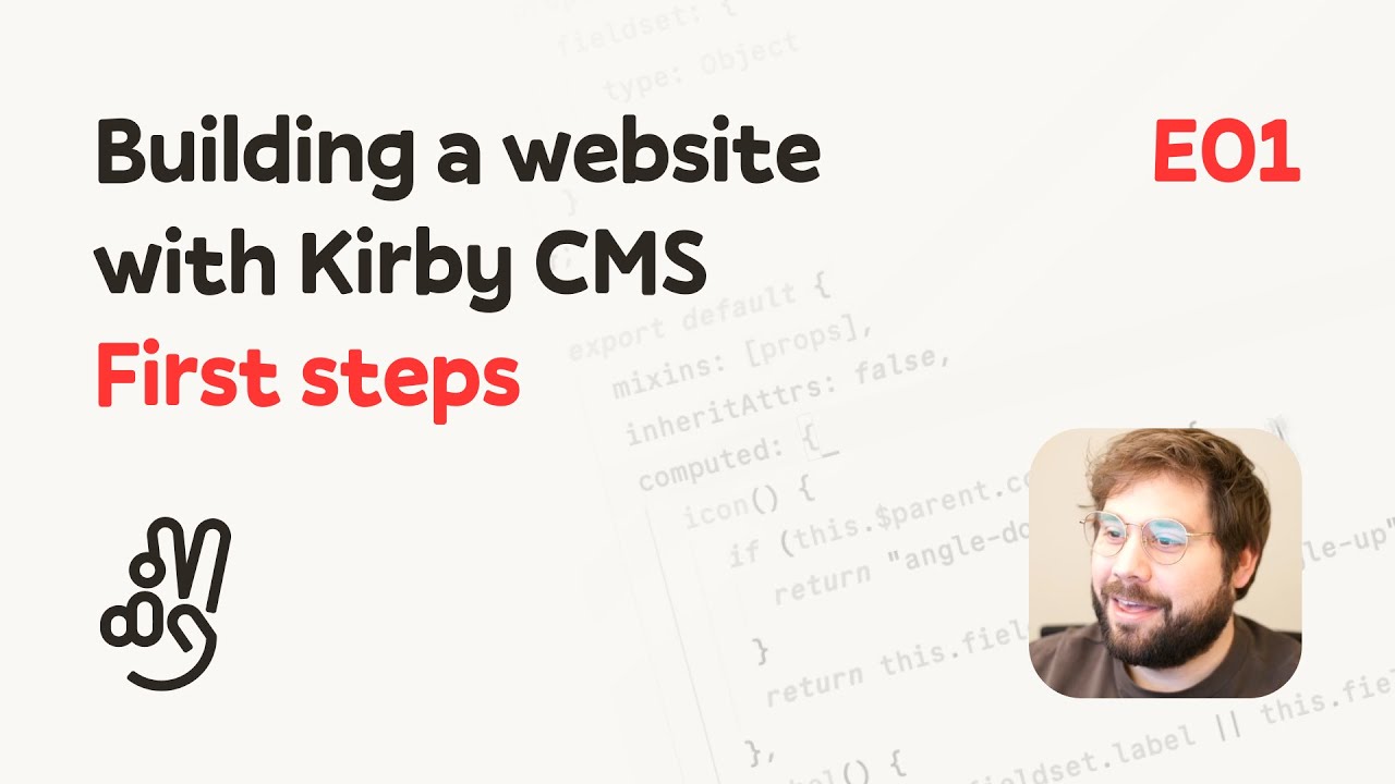 Building a website with Kirby CMS – E01– Let's code moinfra.me