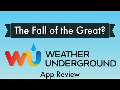 Weather Underground Weather App Review – The Fall of the Great?