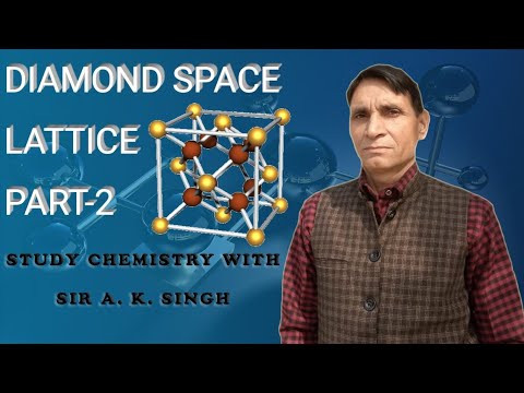 Chemistry | Structure of Diamond - Space Lattice