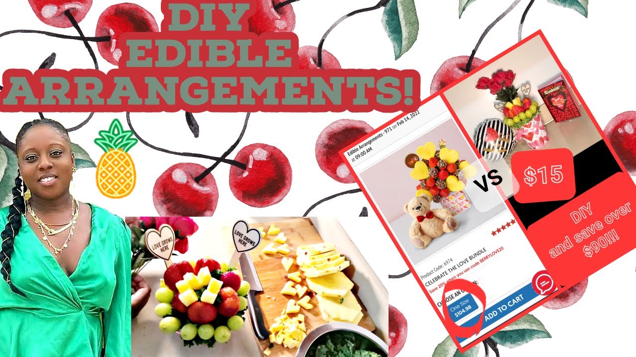 DIY EDIBLE ARRANGEMENTS! HOW I SAVED OVER $100 WITH DOLLAR TREE ~ EASY AND SIMPLE