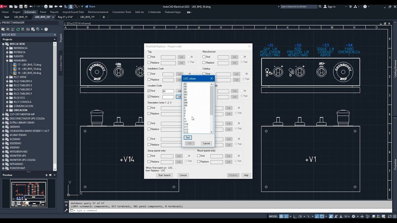 Find/Edit/Replace Component Text | AutoCAD Electrical