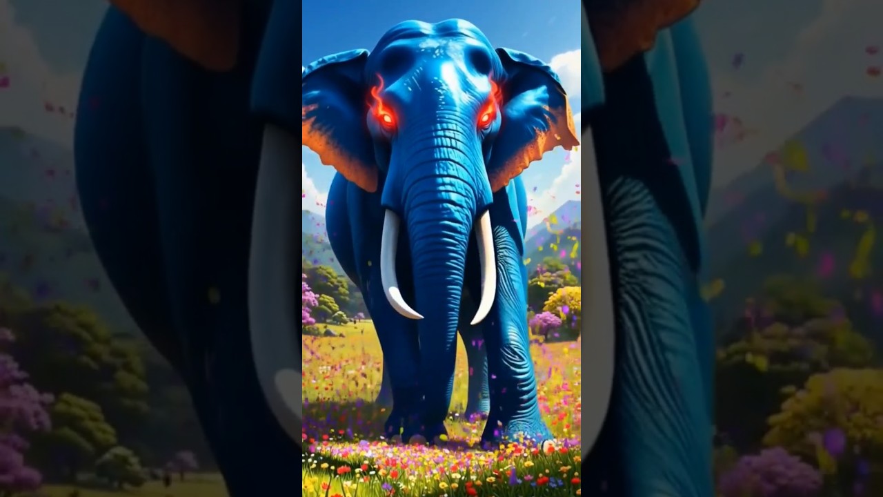 📌This Blue Elephant Will Blow Your Mind 🐘🔥 | Epic 5s Cinematic Short