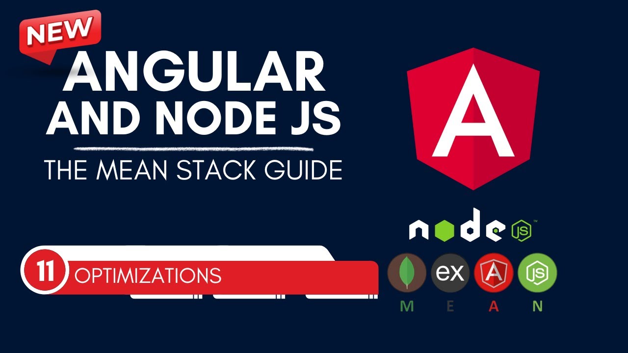 Optimizations- #Angular & #NodeJS - Complete MEAN Stack  #meanstack Full Course