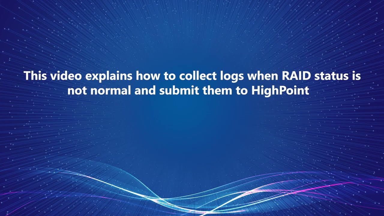 HighPoint - Intelligent 1-Click Self-Diagnostic Solution for Windows / Linux / Mac & Support Service