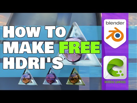 How to make FREE HDRI's!!
