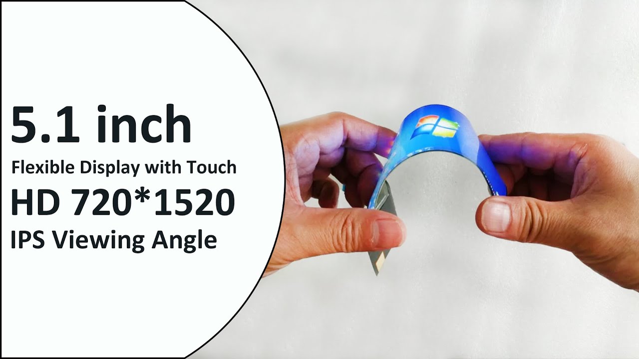 5.1inch #flexible  #amoled Screen 720*1520 #oleddisplay Panel Module #curved OLED MIPI DSI Interface