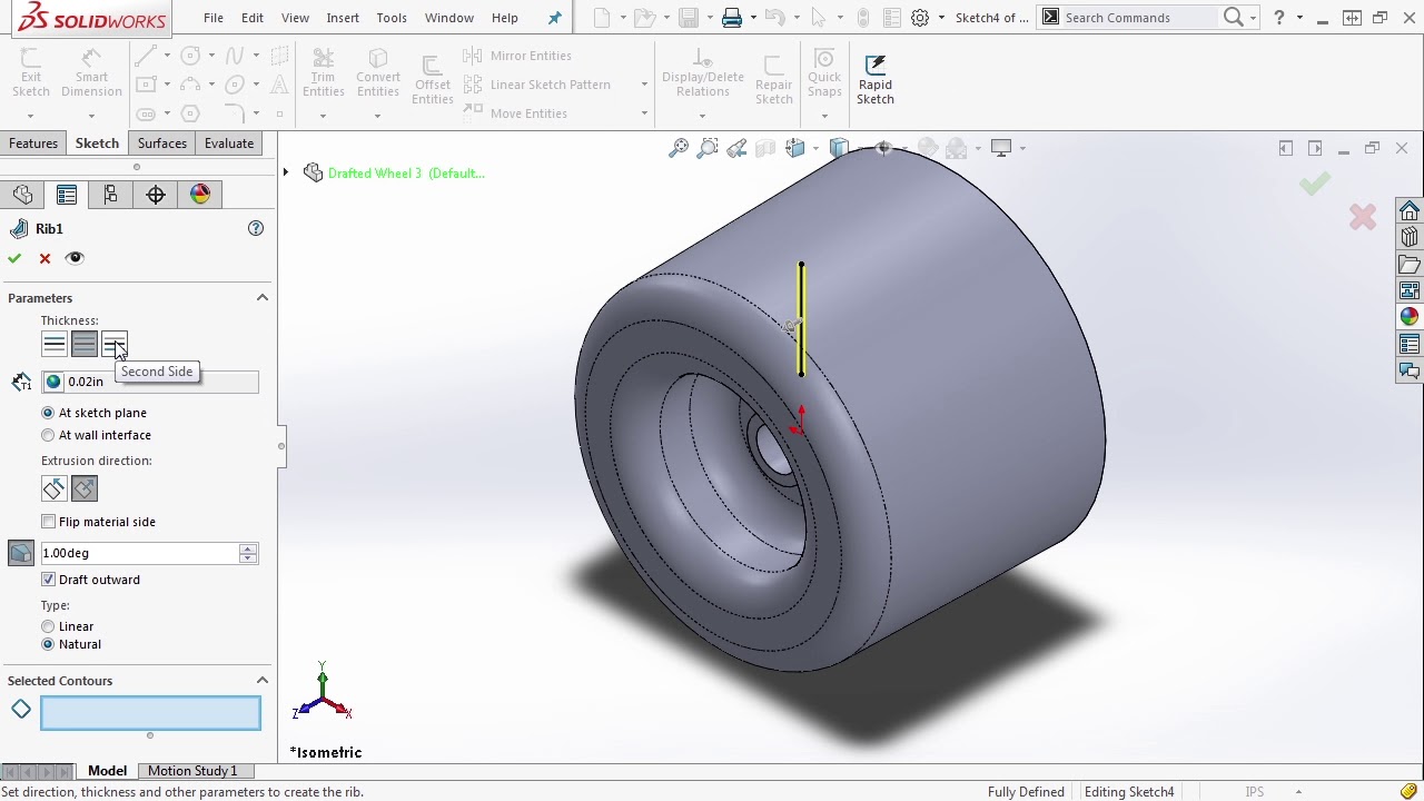 Solidworks tutorial 49 : Feature Editing