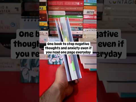 One book to stop negative thoughts and anxiety | best books to read in 2024 | psychology books