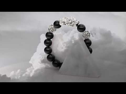 ZenBless Pi Xiu Feng Shui Black Obsidian Wealth Bracelet