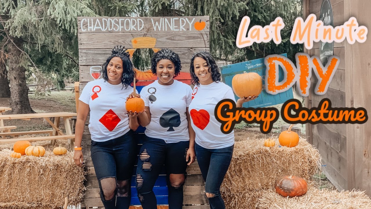 Last Minute DIY Halloween Group Costume| Using a Cricut