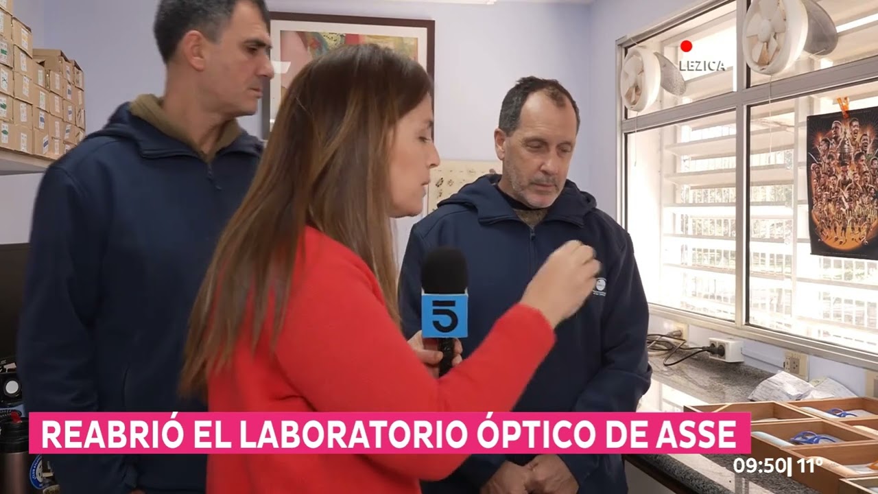 Reabrió el laboratorio óptico de Asse