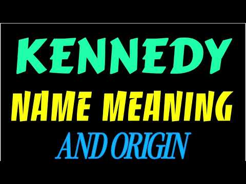 What does the name KENNEDY mean | KENNEDY meaning in english | Meaning of name KENNEDY
