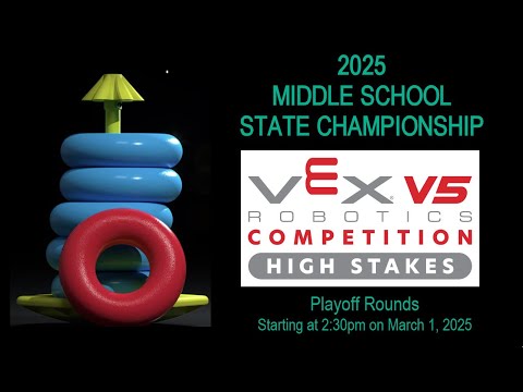 VEX Middle School State Championship - Playoff Rounds and Finals