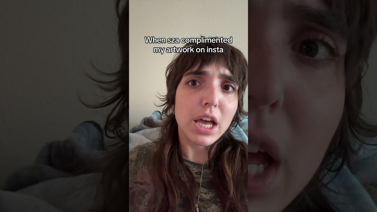 I must send her some of my art #reels #art #artist #artistsoninstagram #sza #viral