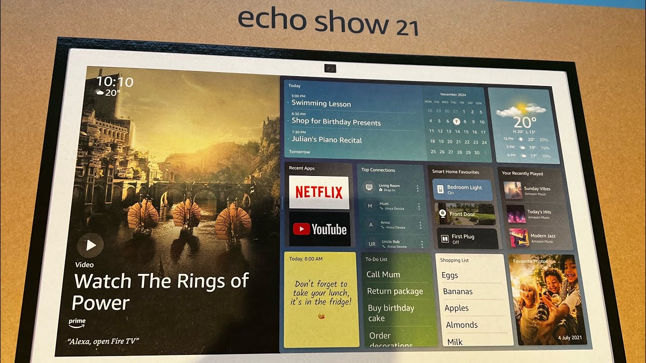 Echo Show 21 in-depth look and tips. @amazon