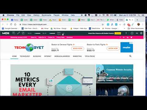 Checking a website's Moz spam score