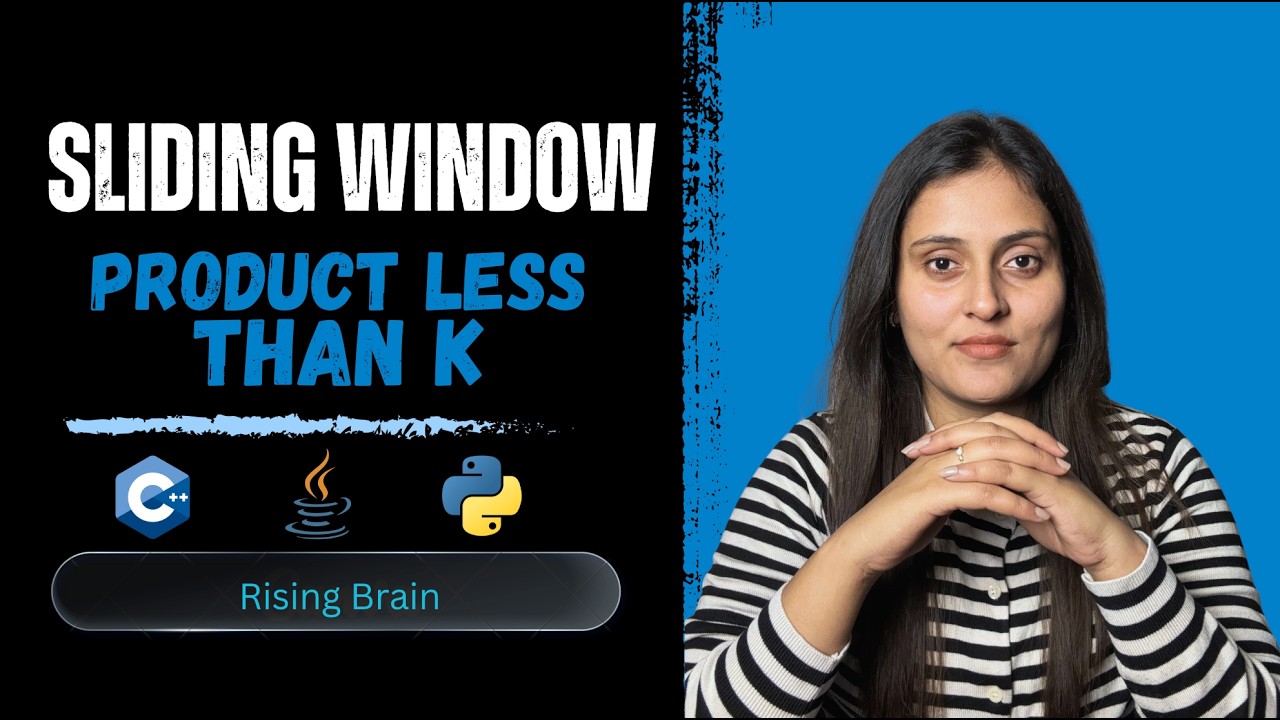 Subarray Product Less Than K | Brute Force to Optimised (Sliding Window) | O(N) Approach Explained