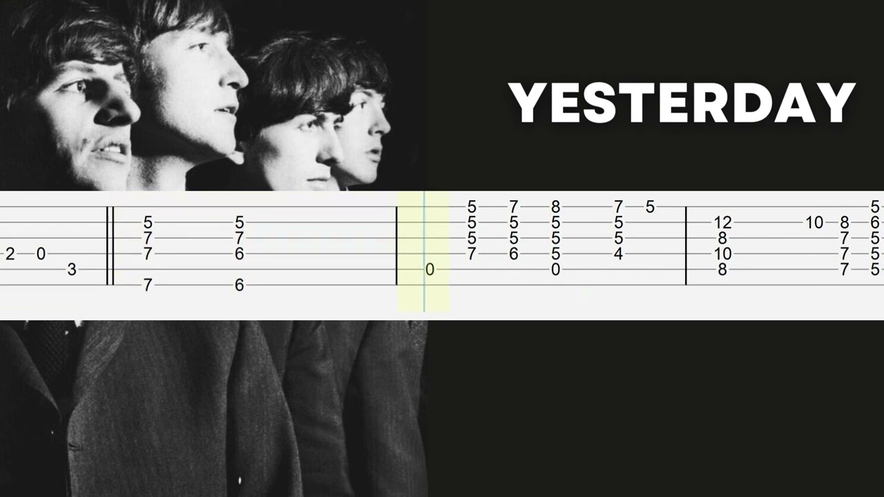 Yesterday - The Beatles  -  Fingerstyle Jazz Version