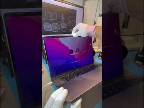 MacBook screen with a lines, where the screen works at the right angle. Doesn’t need a new screen!