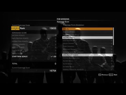 Steam Community :: Video :: MGSV: TPP OST - FOB Results/Espionage Score