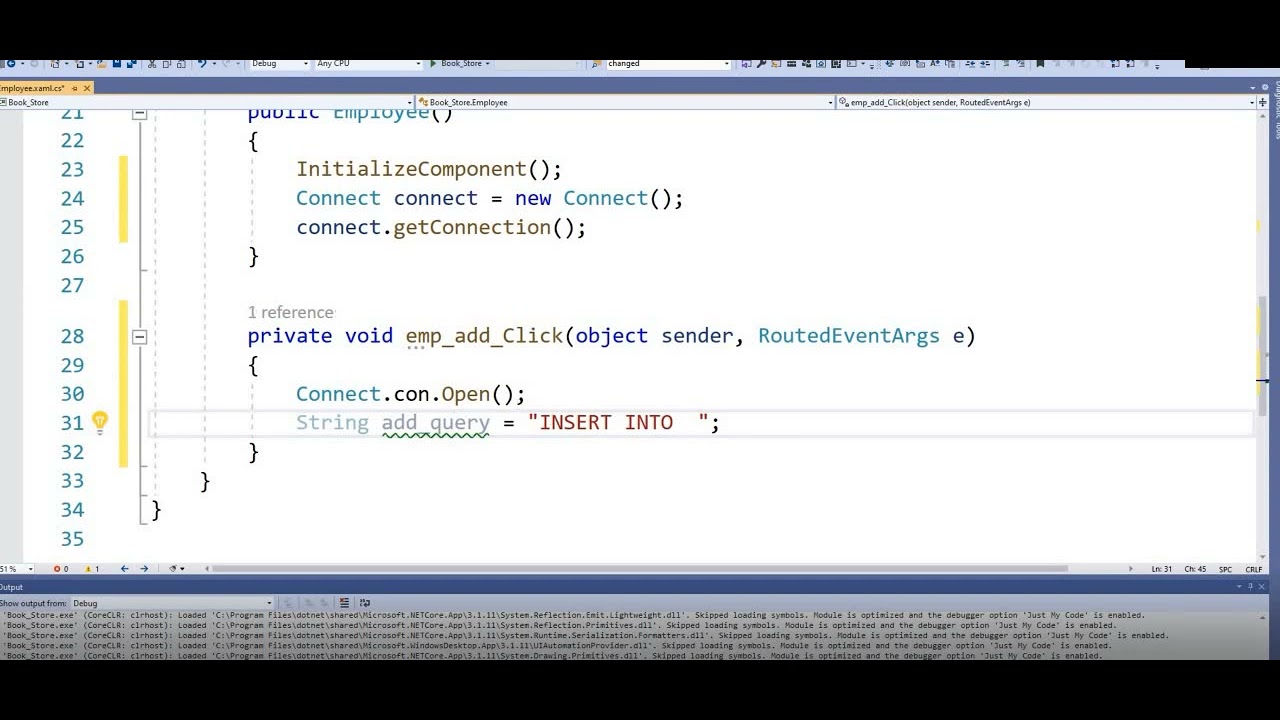 Insert Data into database WPF C#   Part 1