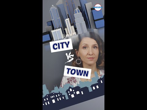 TOWN 🆚 CITY  || What's the difference? // English Vocabulary
