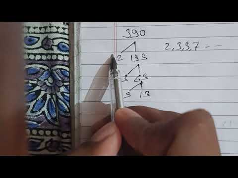 factor tree of 390 | prime factor tree |