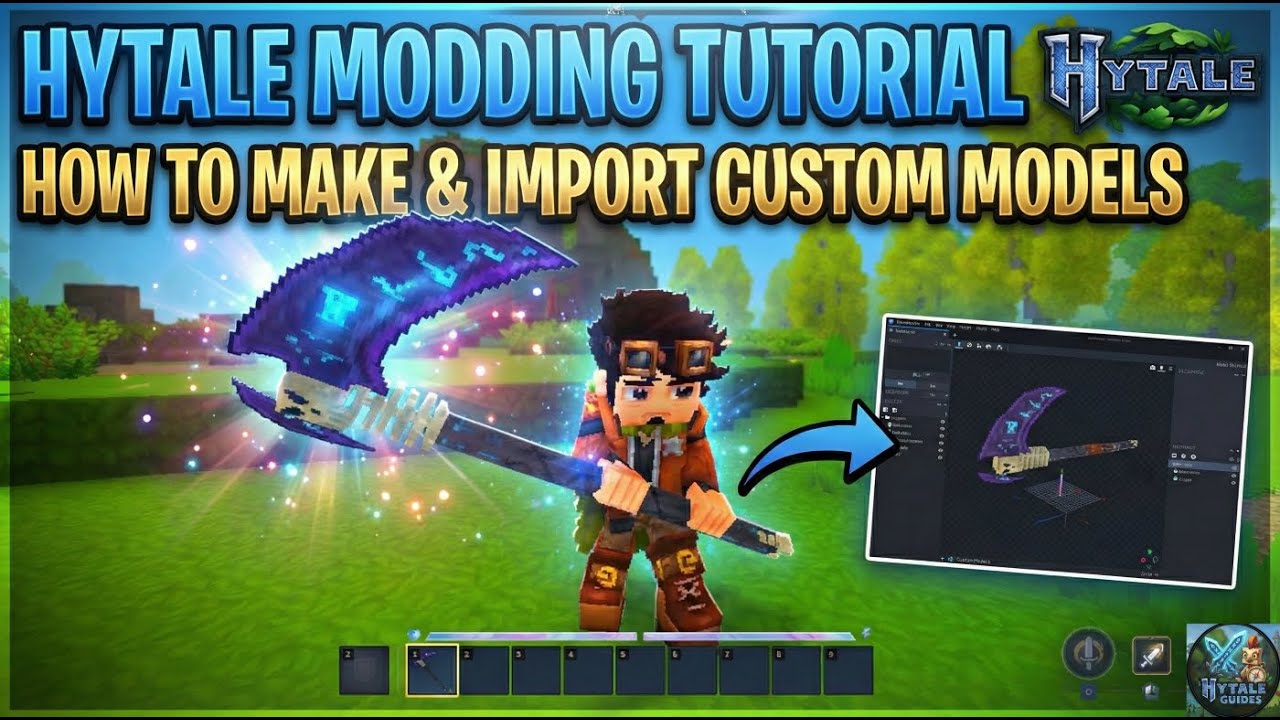 Hytale Modding Tutorial: How to Make and Import Your Custom Models ...