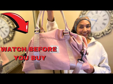 Travel Duffel Bag, Sports Tote Gym Bag, Shoulder Weekender Overnight Bag for Women