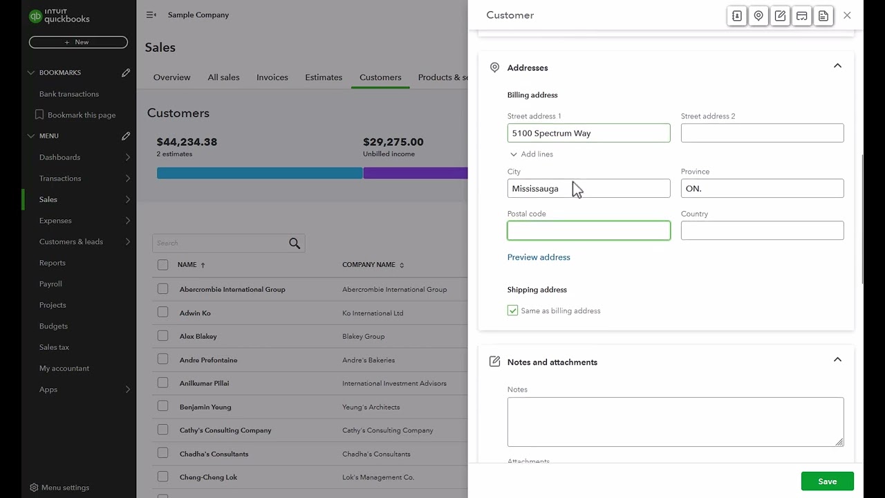 Lesson 3  Add a customer