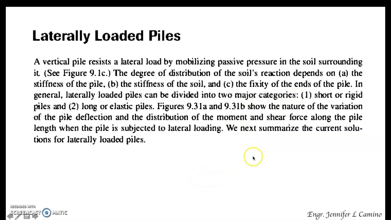 Pile Foundations Part 6