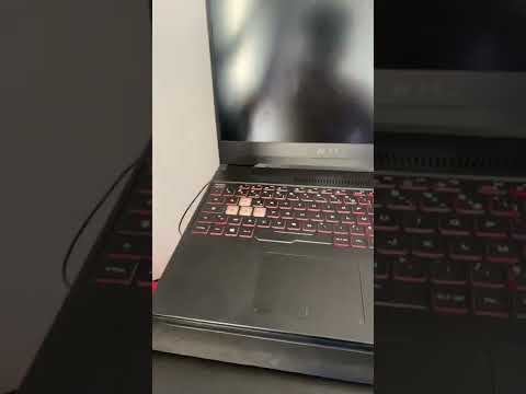 Asus Tuf Gaming Black Screen start up + fan on/off (please help)