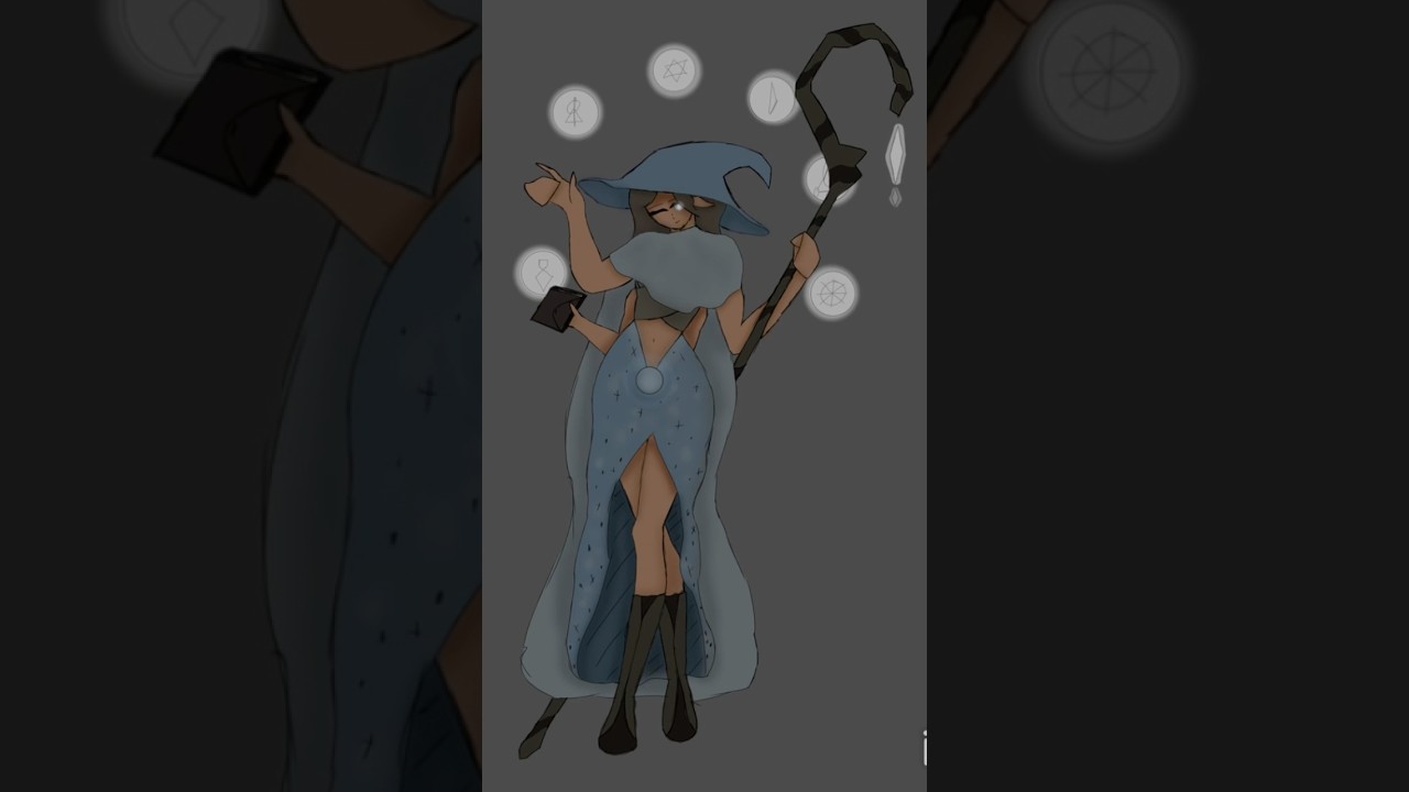 Drawing a DnD character (Eleanor)