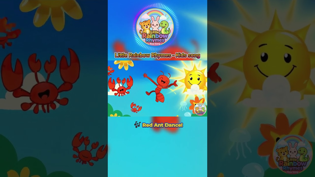 Red Ant Dance! -Kids Song - Shorts #kidssongs #nurseryrhymes #kidsmusicvideo
