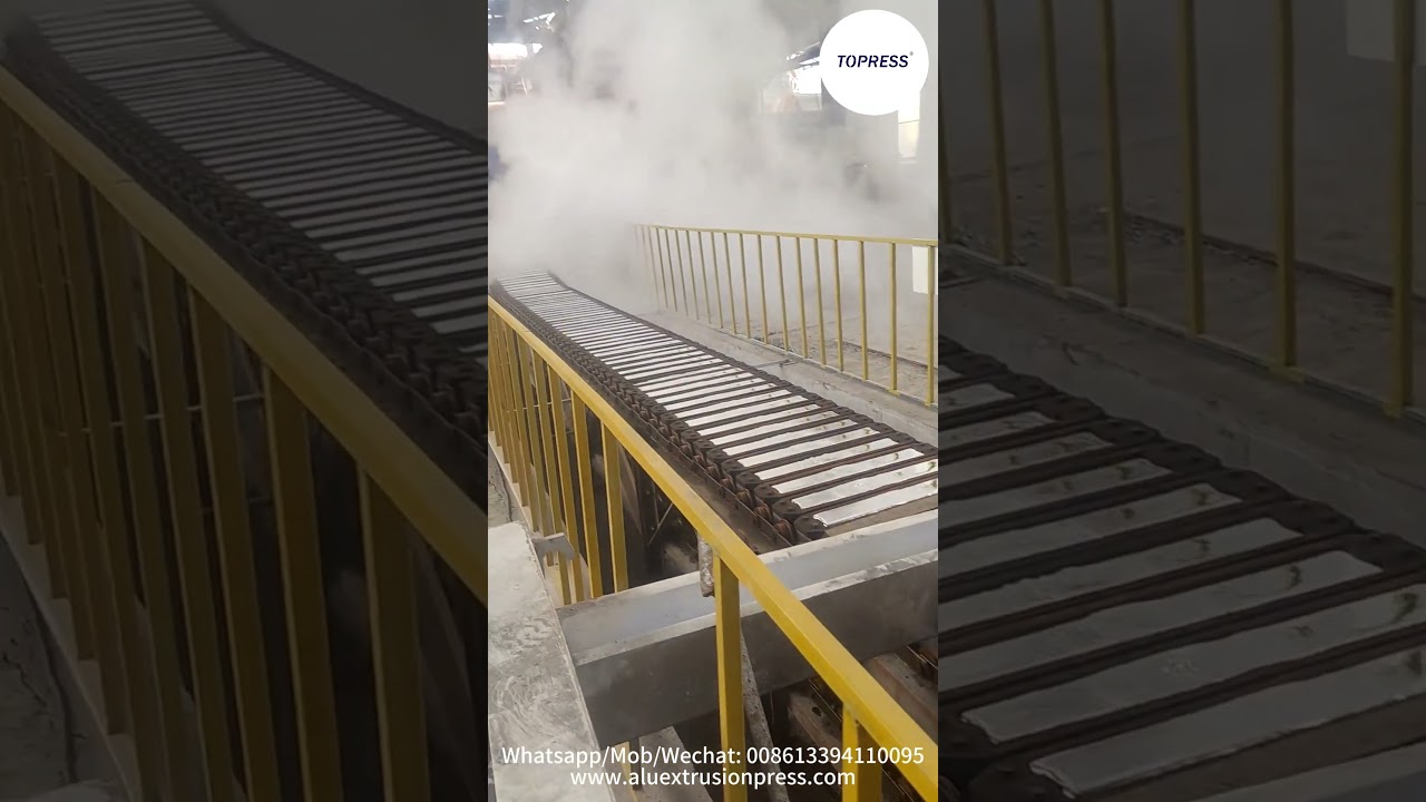 Aluminum Ingot Casting Machine: Efficiency in Action #casting #aluminum #ingot #shorts