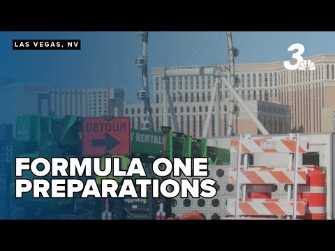 Circuit preparations begin ahead of Las Vegas Grand Prix