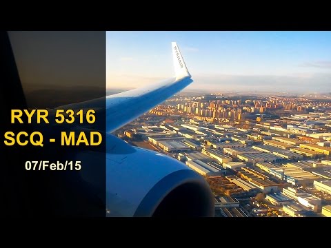 FULL FLIGHT | Santiago - Madrid | RYANAIR