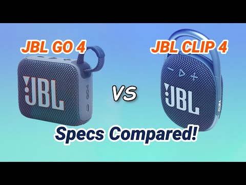JBL GO 4 vs JBL CLIP 4 Specs Compared!
