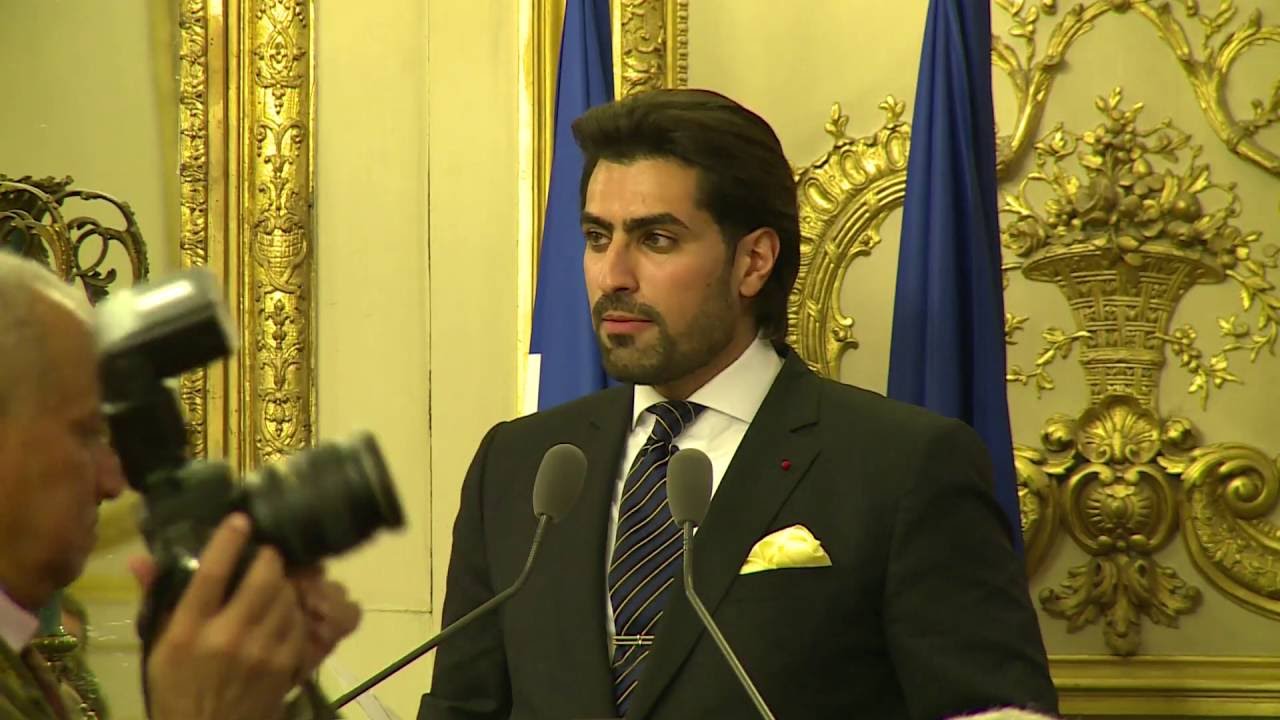 Prince Salman bin Abdulaziz, a ceremony at the French Senate