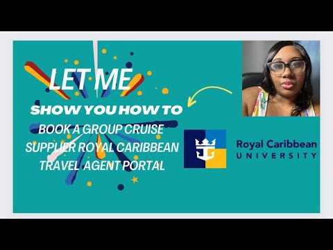 Let me show you how to book a group cruise with Royal Caribbean as a travel agent.