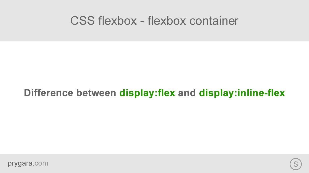 CSS flexbox - difference between display: flex and display: inline-flex
