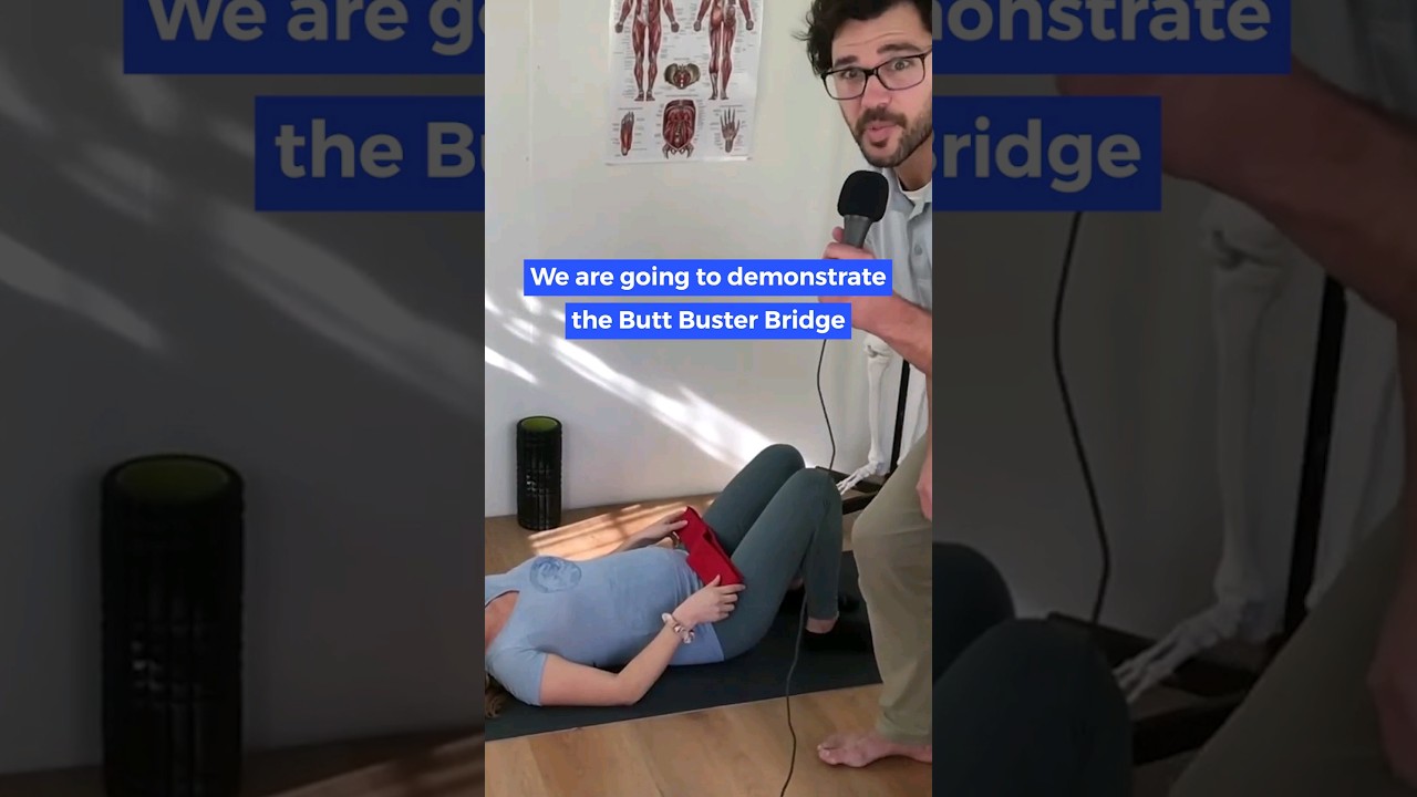 Back pain relief poses - Butt Buster Bridge