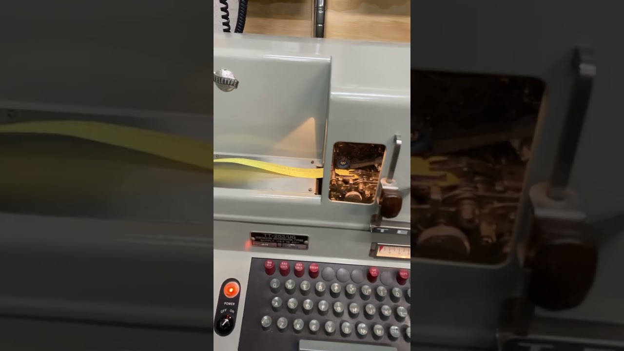 KPH printed on multiple Machines - RTTY Teletype