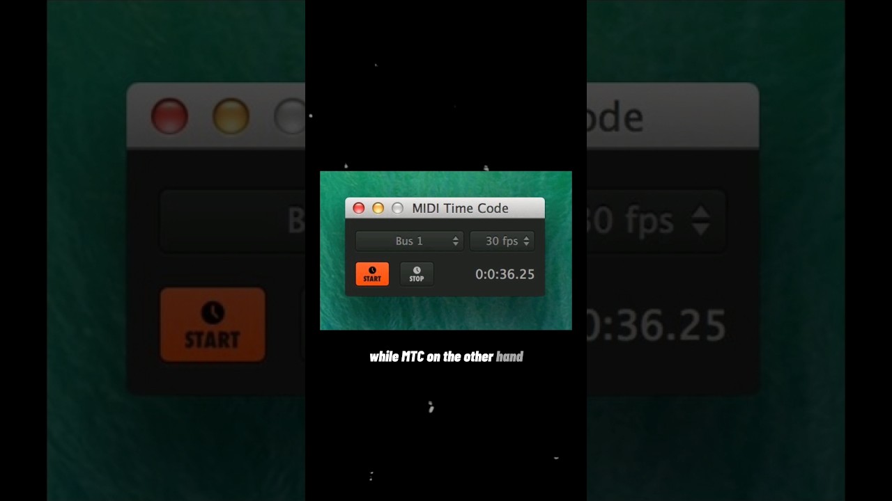 The difference between MIDI and MTC!