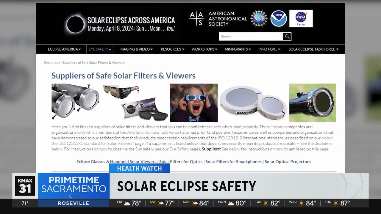Enjoy solar eclipse viewing with these safety tips