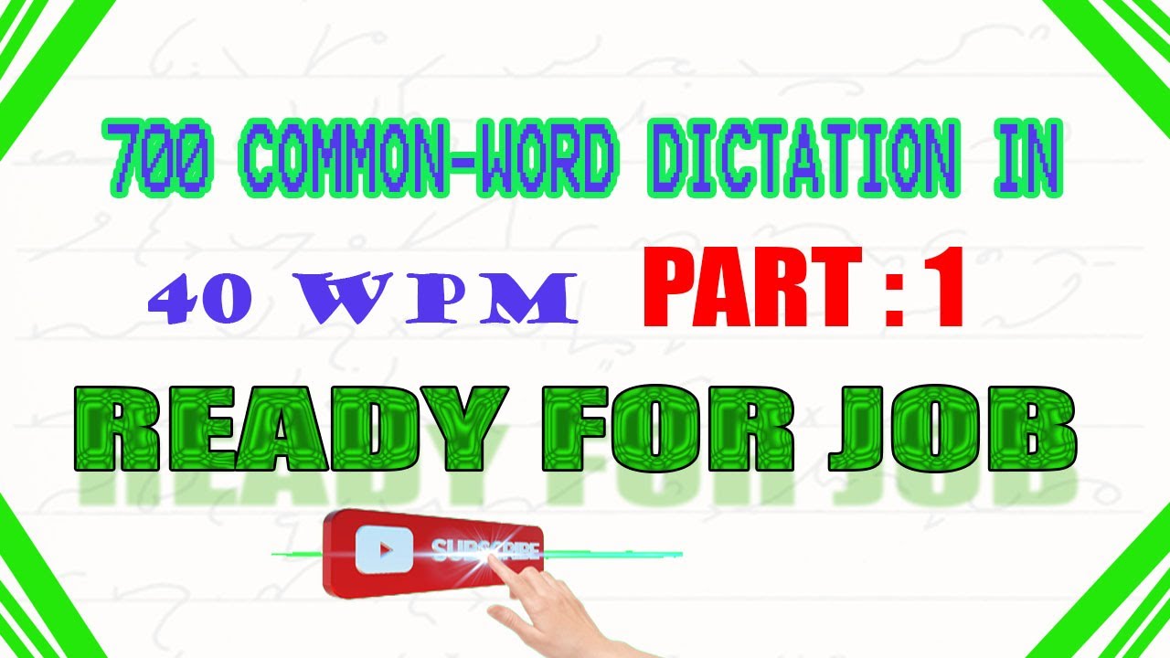 700 common-word Reading and Dictation exercises