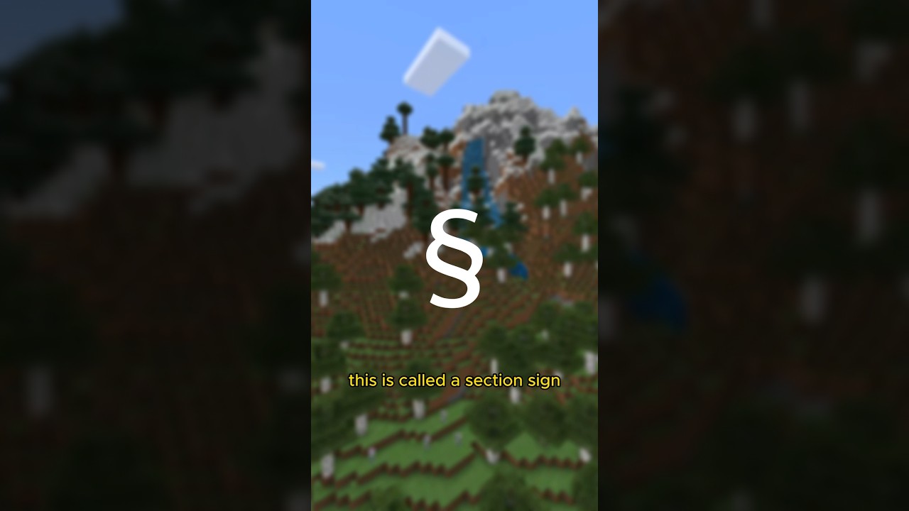 How to Unlock colored text in Minecraft with this character: § #minecraft