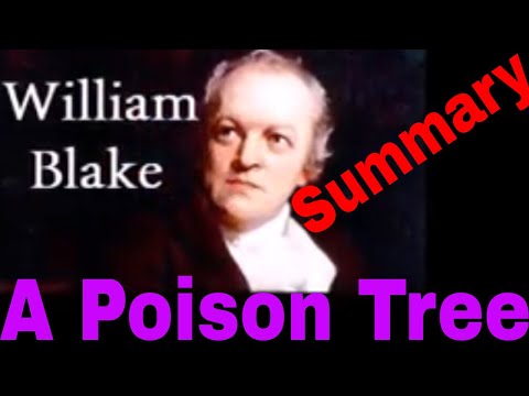 Summary of Blake's Poem "A Poison Tree"