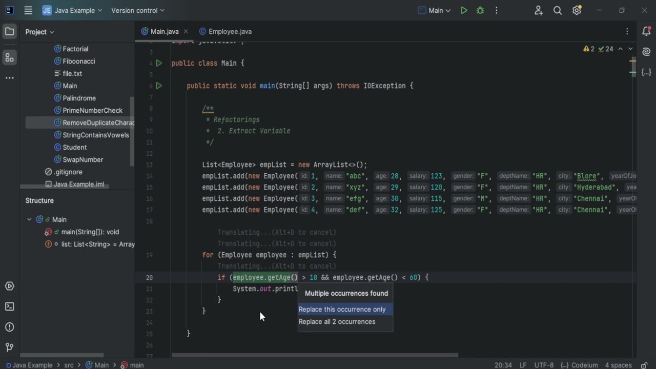 18.Mastering Extract Variable in IntelliJ IDEA