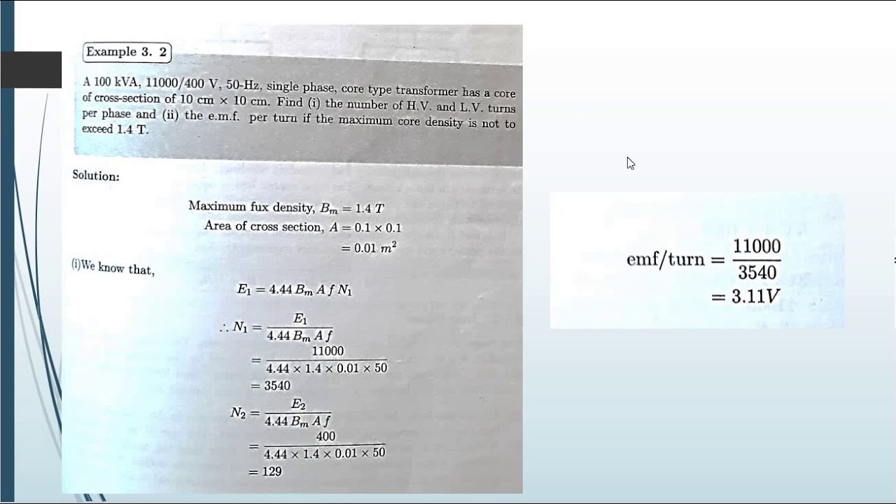 KTU EE 311 | EDCA | MODULE 3 | TRANSFORMER NUMERICAL PROBLEMS | (CLEAR)